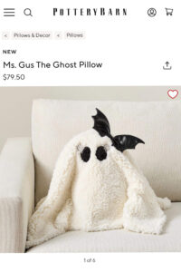 DIY Pottery Barn Gus the Ghost Pillow: A No-Sew Halloween Craft You’ll ...