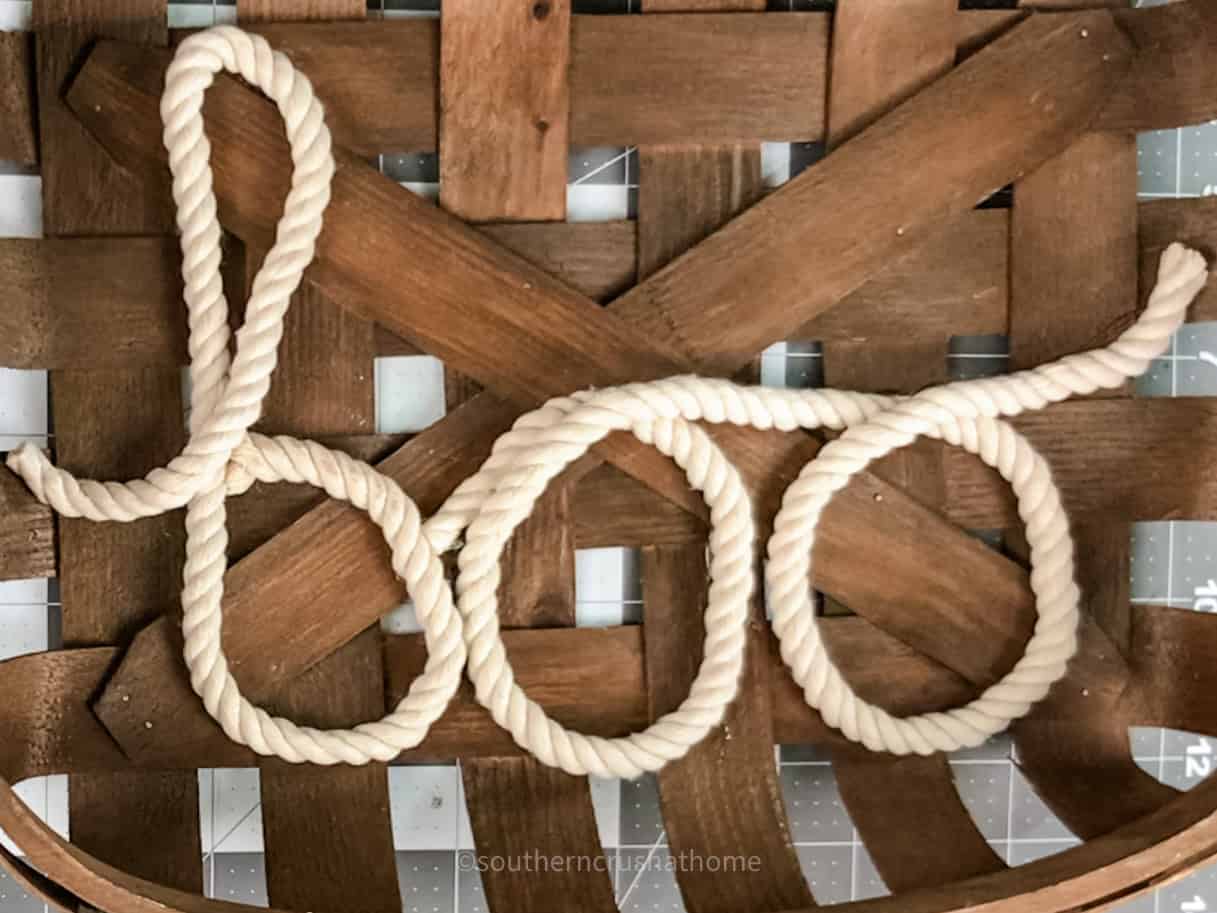 Easy DIY "BOO" Basket with Nautical Rope - Southern Crush at Home