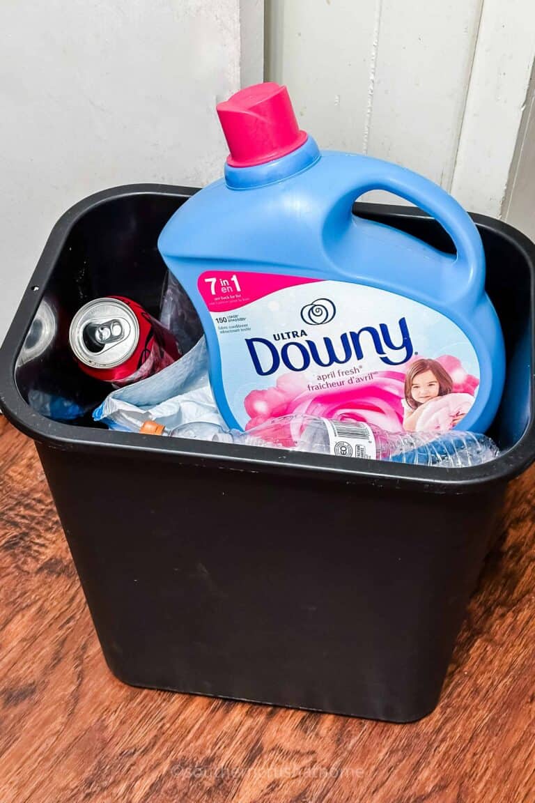 Easy Downy Bottle Ghost Face Halloween Craft - Southern Crush at Home