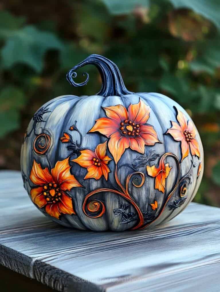 75+ Cool Pumpkin Designs: Creative and Unique Pumpkin Decorating Ideas ...