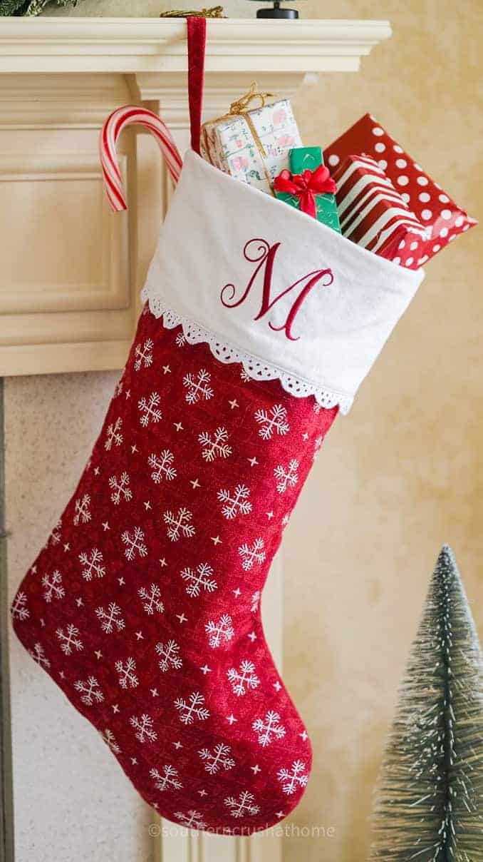 13 Personalized Christmas Stockings on a Budget - Southern Crush at Home