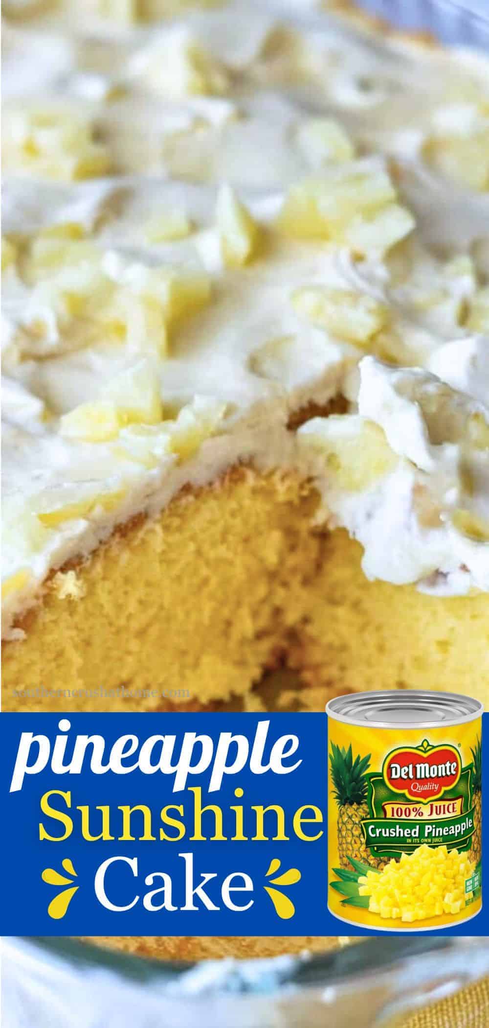 Easy Pineapple Sunshine Cake Recipe: A Taste of Summer in Every Bite - Southern Crush at Home