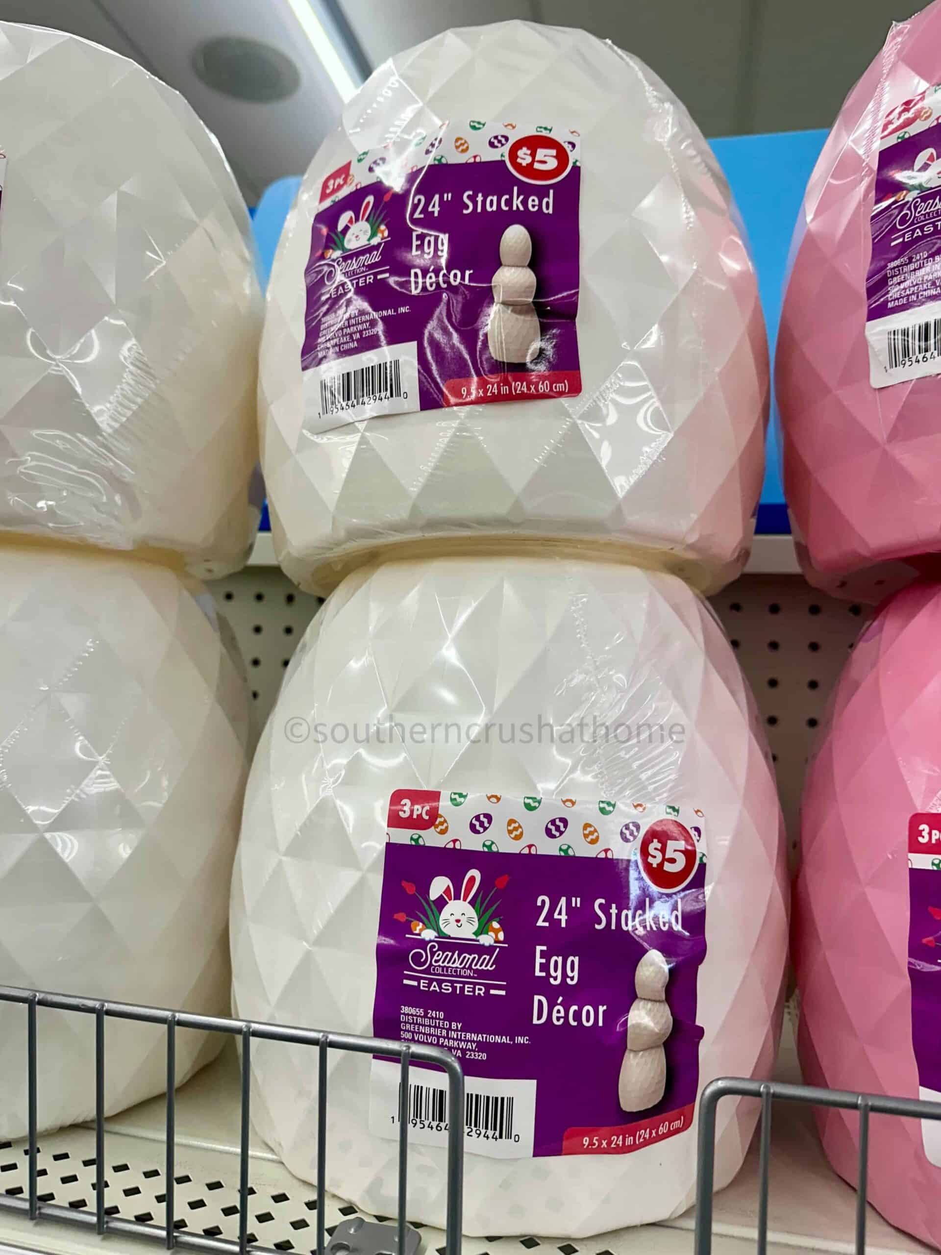 DIY Easter Egg Topiary +15 Ideas for Dollar Tree Stackable Eggs - Southern Crush at Home