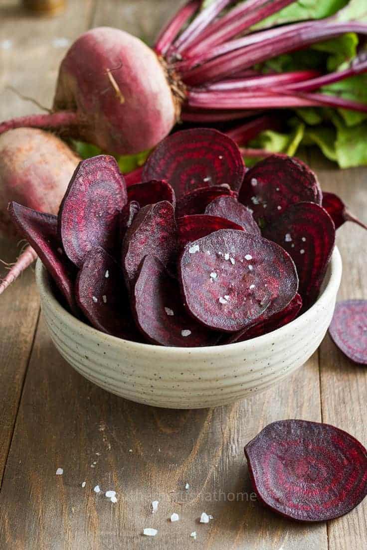 Easy Crispy Baked Beet Chips Recipe - Southern Crush at Home