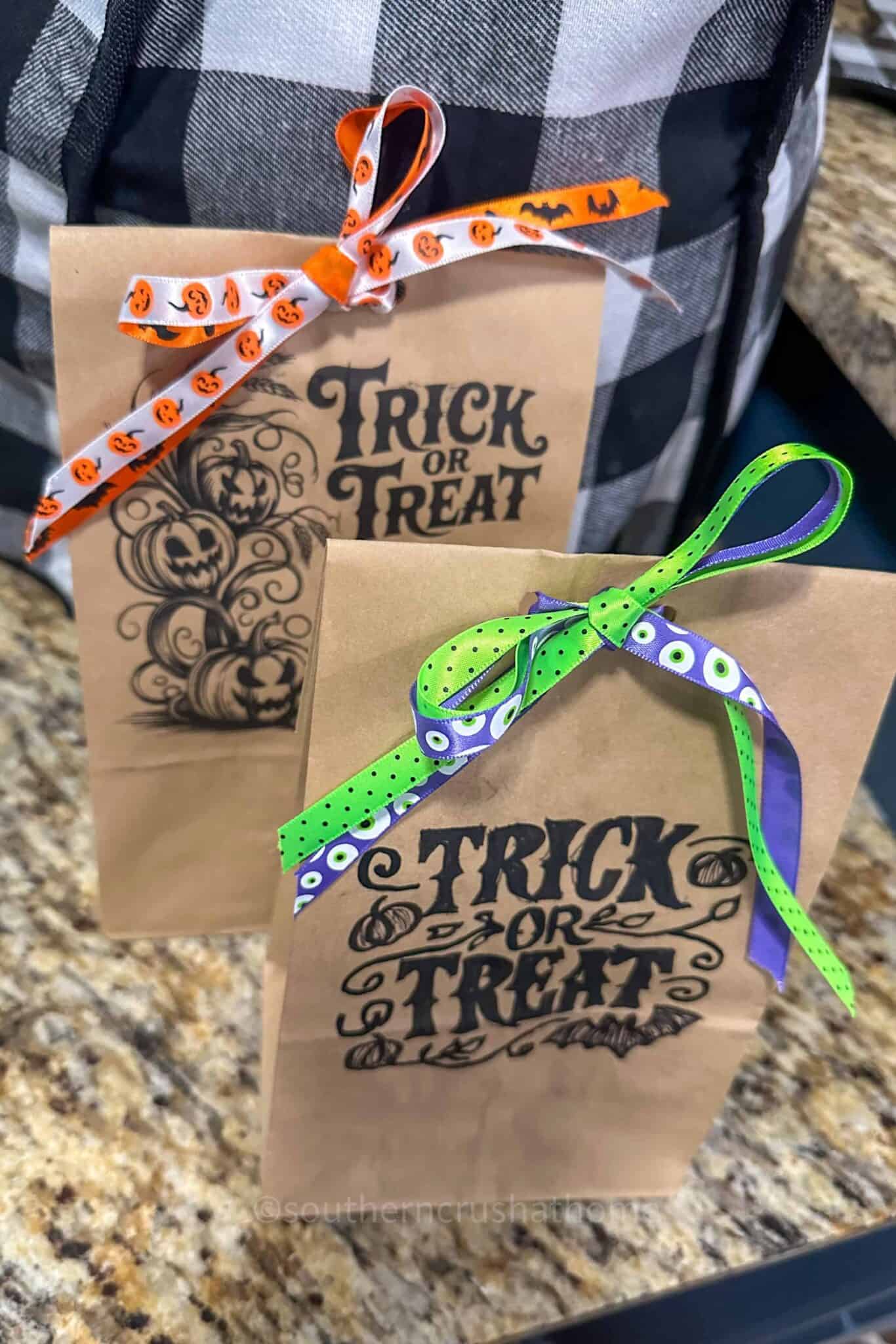 Easy DIY Trick or Treat Goodie Bags for Kids! - Southern Crush at Home